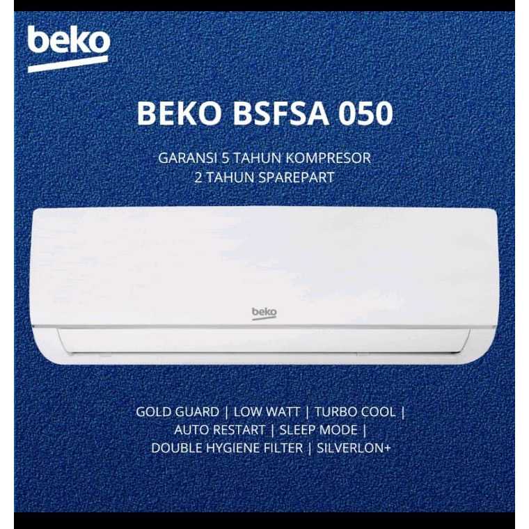 Jual AC BEKO 1/2 PK TIPE BSFSA 050/ BSFSA 0501 | Shopee Indonesia