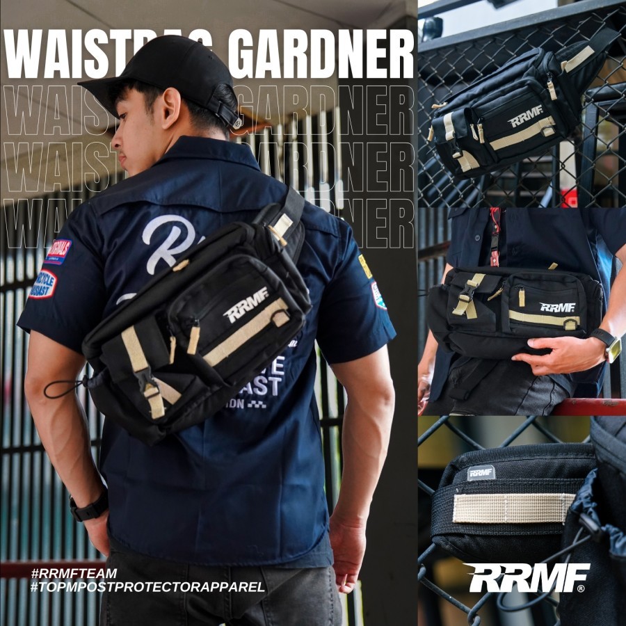 Jual RRMF Official Waistbag Big New Gardner Water Resistant Slingbag ...