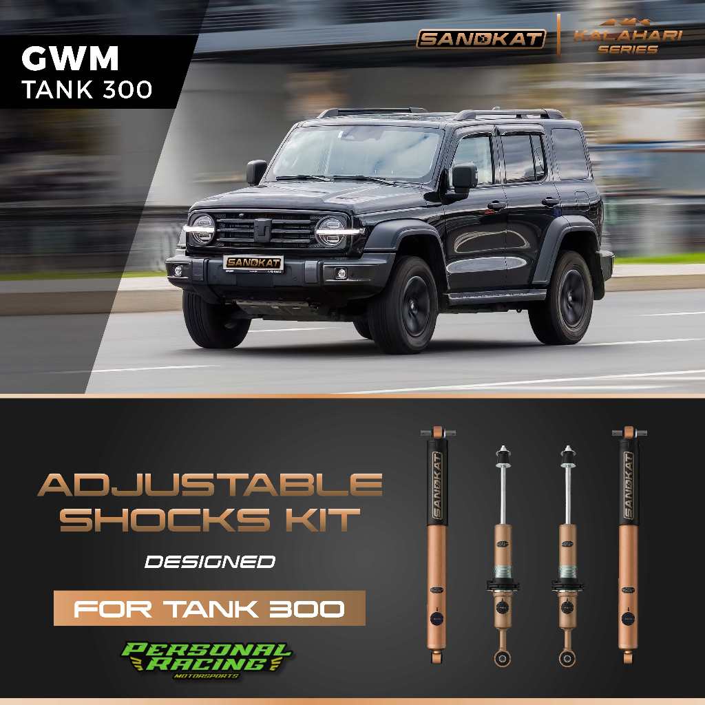 Jual SUSPENSI GWM TANK 300 SANDKAT SHOCK KALAHARI SERIES SET | Shopee ...