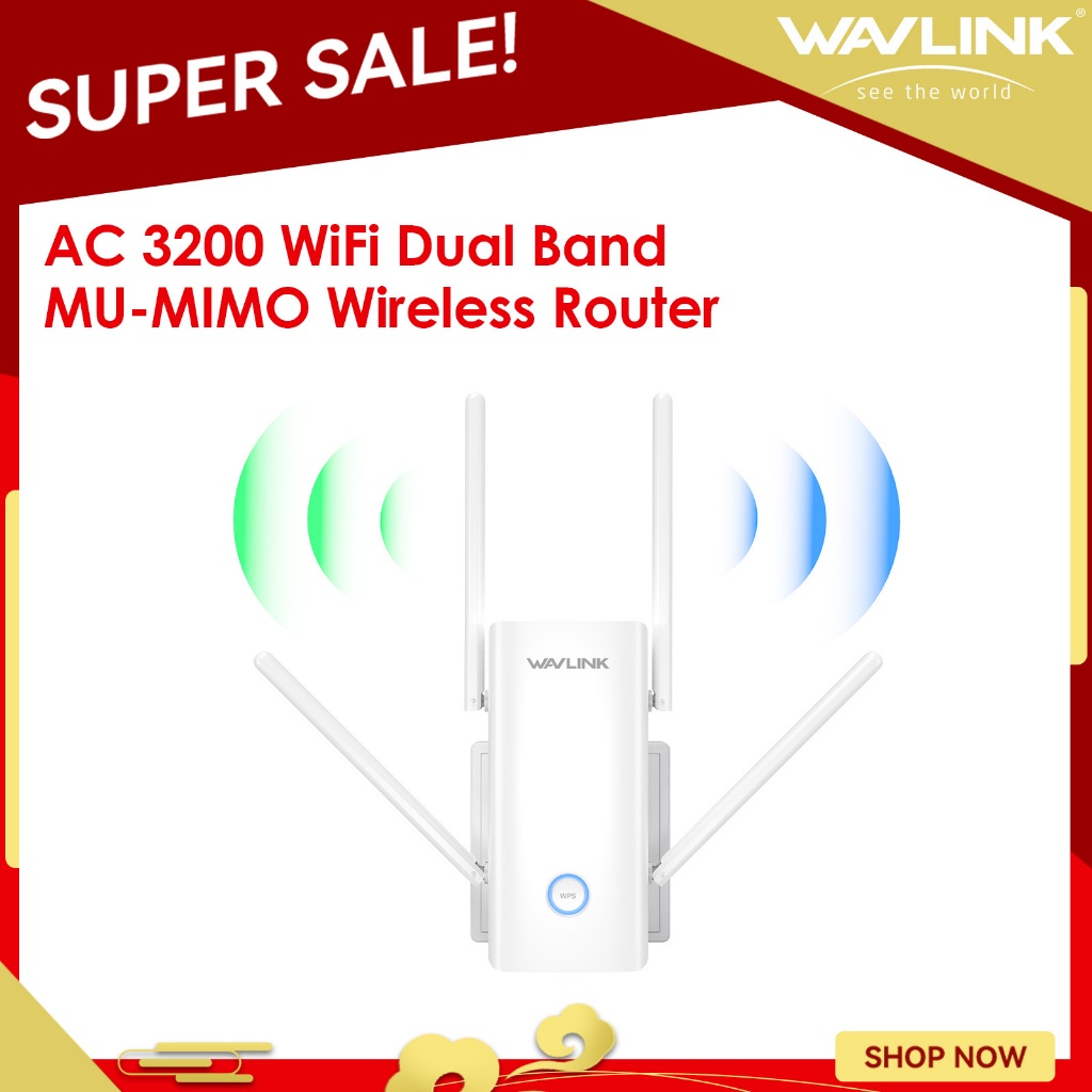 Jual WAVLINK AX3000 Wi-Fi 6 repeater router latest 2025! 2000m² ...