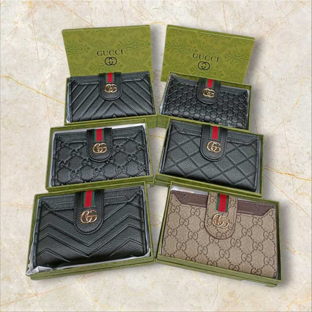 Jual DOMPET GUCCI LIPAT TIPIS SIMPLE | Shopee Indonesia