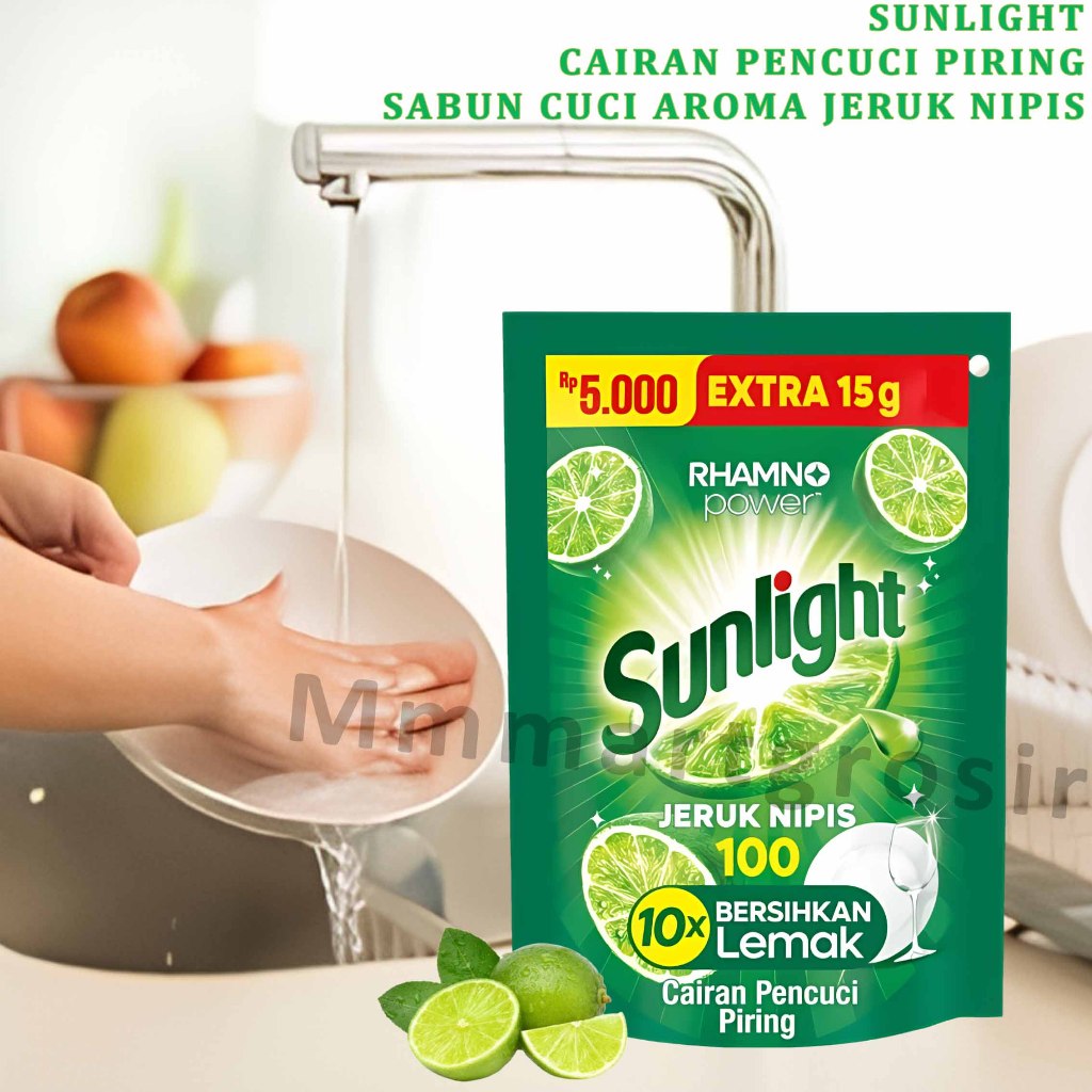 Jual Sunlight / Cairan Pencuci Piring / Sabun Cuci Aroma Jeruk Nipis / 230ml | Shopee Indonesia