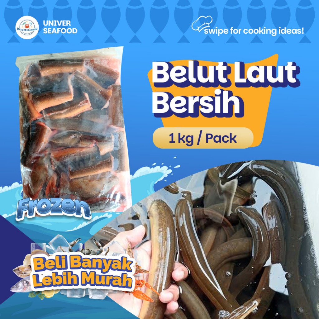 Jual Belut Laut Bersih Termurah 1 kg | Shopee Indonesia