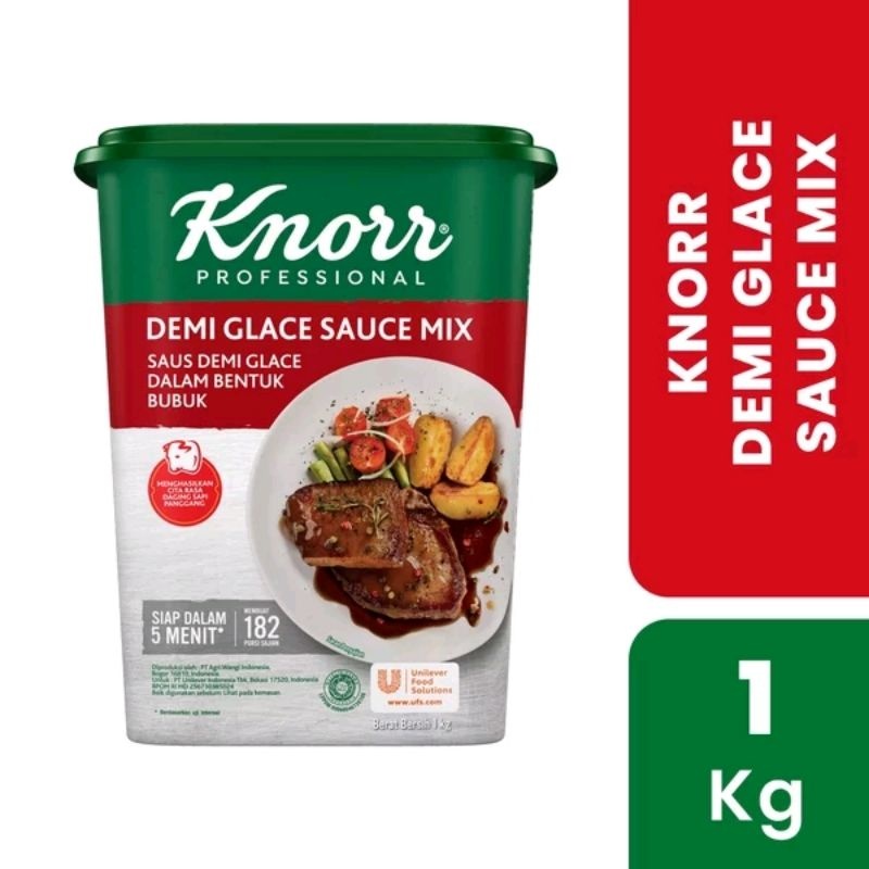 Jual Knorr demi glace sauce saus steak bubuk mix 1kg | Shopee Indonesia