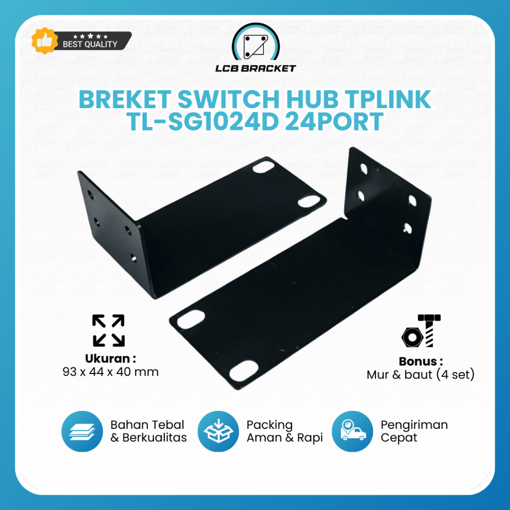 Jual Bracket Switch Hub TPLink TL-SG1024D 24 Port Dudukan LAN ...