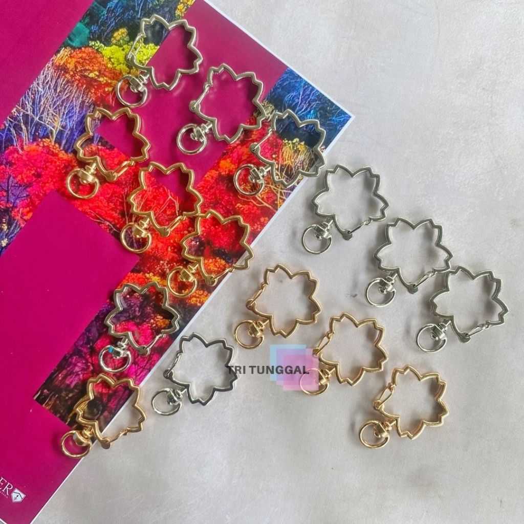 Jual Kait Sakura Gantungan Kunci Ganci Keychain Colorfull Aneka Warna ...