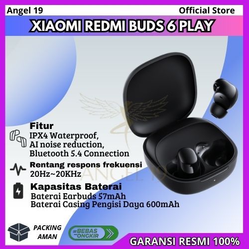 Jual XIAOMI REDMI BUDS 6 PLAY - XIAOMI REDMI EAR BUDS 6 PLAY GARANSI ...