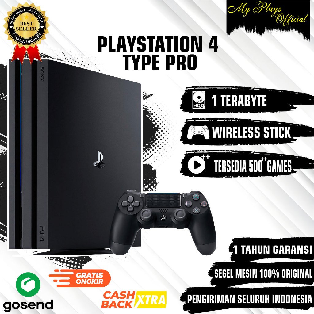 Jual [ My Plays Official ] Playstation Type Pro + Hdd 1 Tb Include Full ...