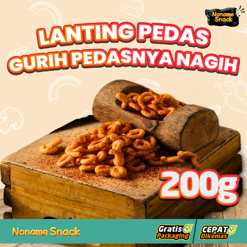 Jual NoName Snack - Lanting Pedas Klanting Oleh Oleh Kebumen Cemilan ...