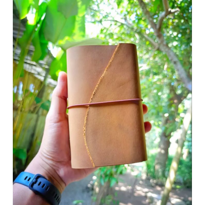 Jual Kenandy Leather Journal Flap B6 (Flap Lurus / Flap Natural ...