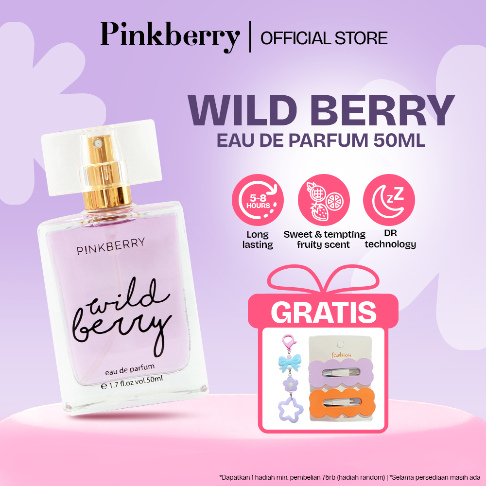 Jual PINKBERRY Eau de Parfum Wild Berry 50ml - Parfum wanita | Shopee ...