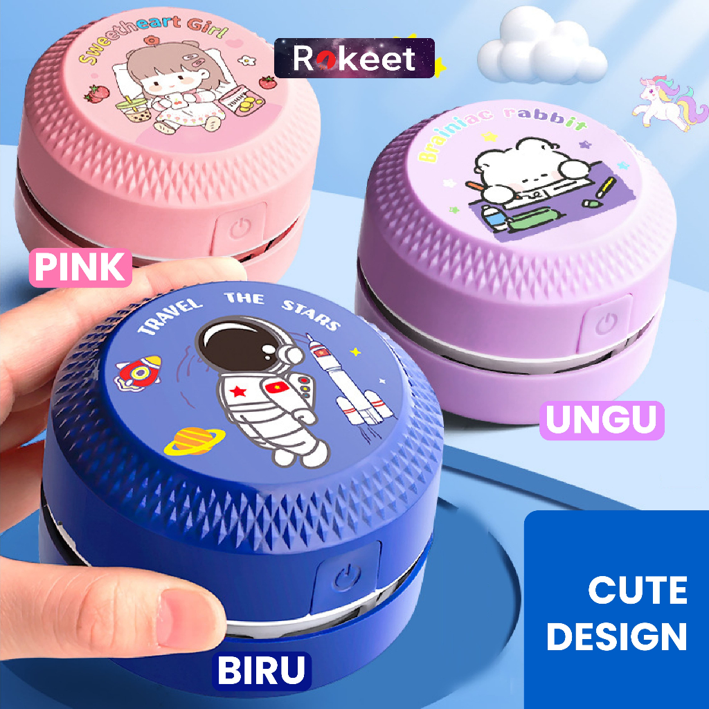 Jual Rokeet Desktop Vacuum Cleaner Mini Portable Pembersih Debu Pada ...