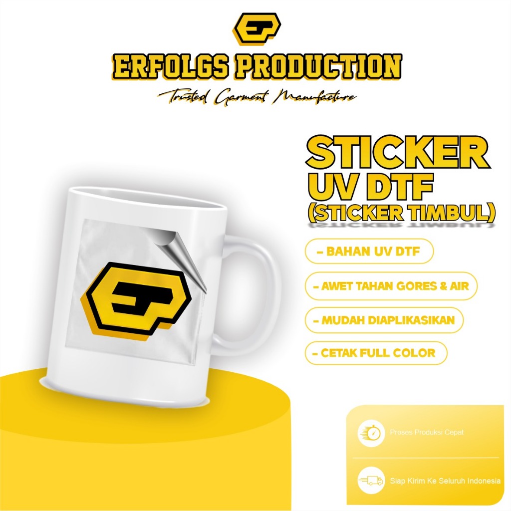 Jual Stiker UV DTF A4/ Sticker DTF UV / Stiker Timbul | Shopee Indonesia