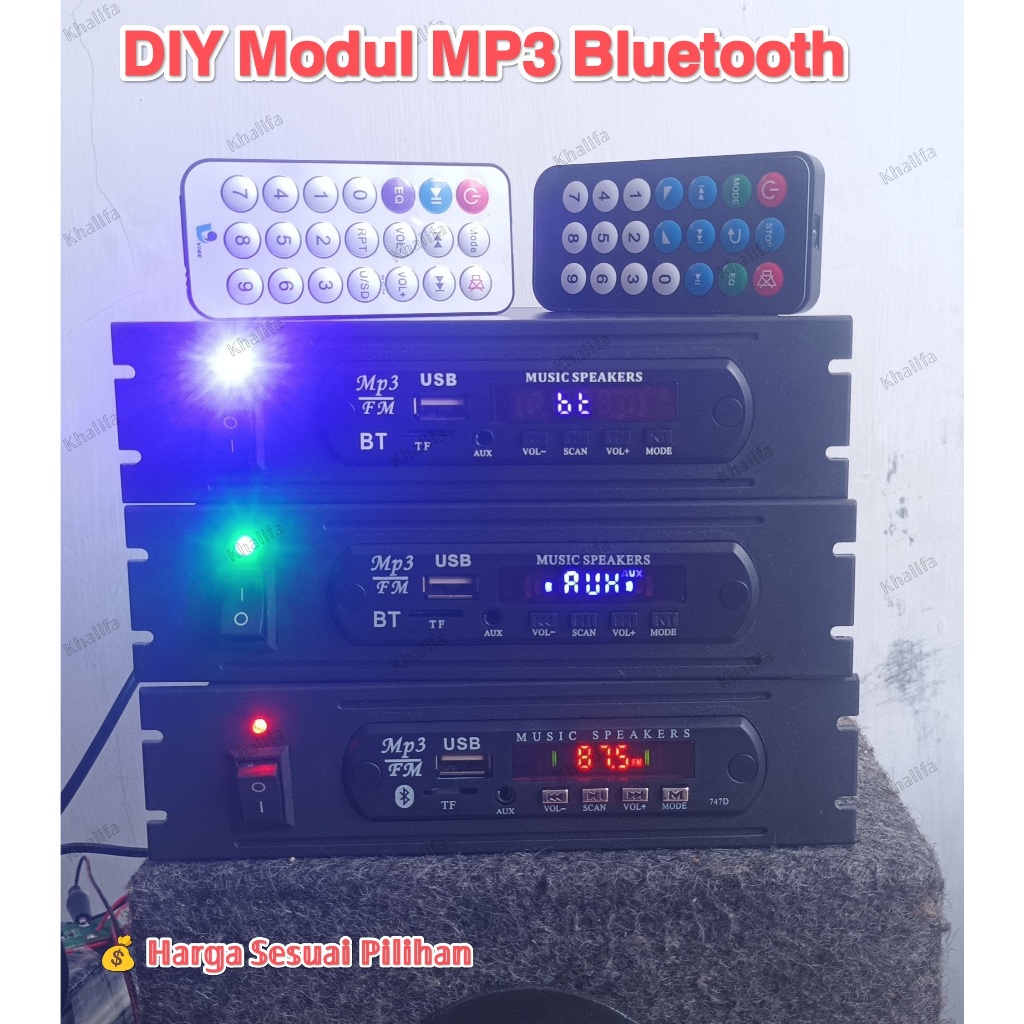 Jual Modul Kit Mp3 Player Bluetooth Rakitan Paket Sesuai Pilihan ...