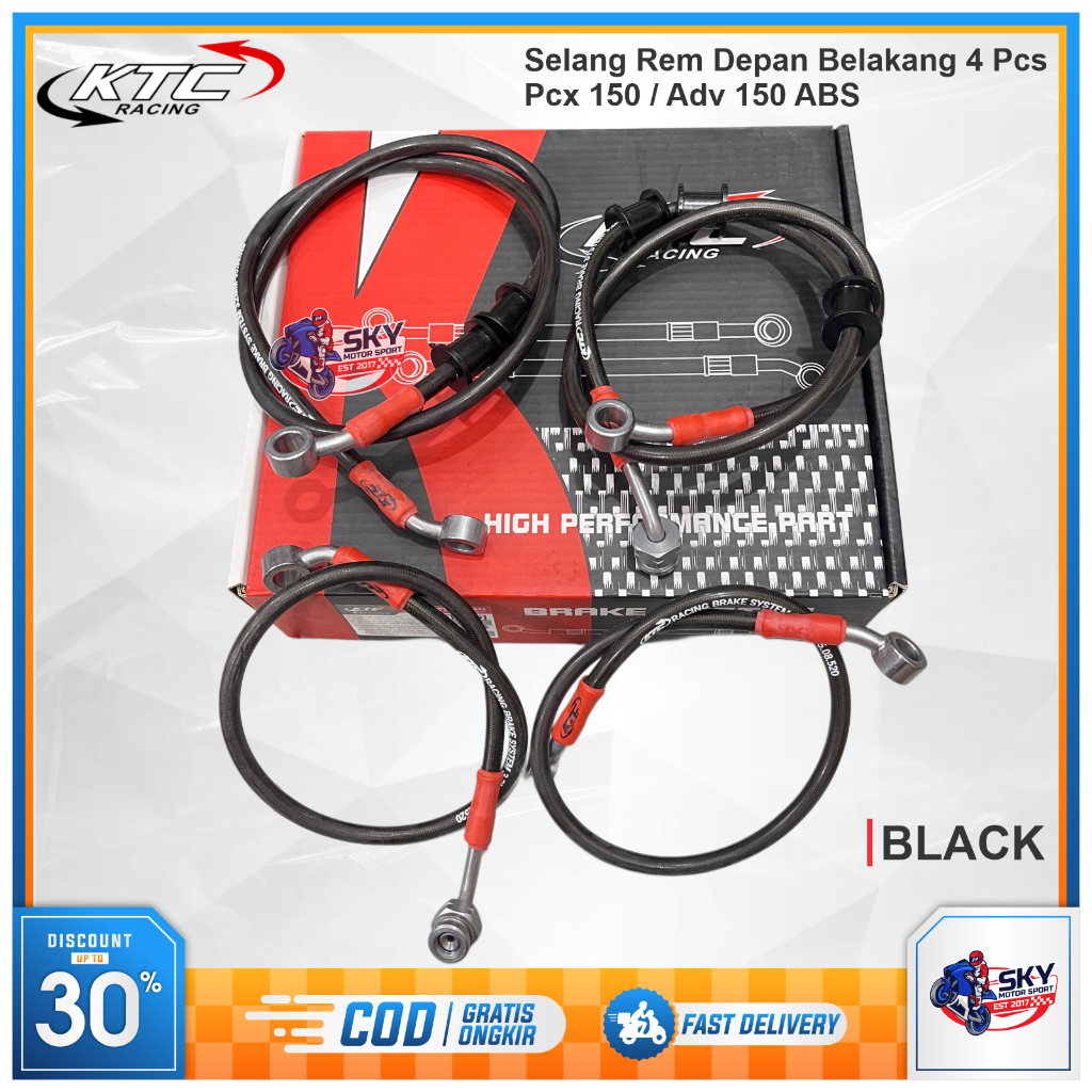 Jual Selang Rem KTC Pcx 150 ABS / Adv 150 ABS Depan Belakang 4 Pcs ...