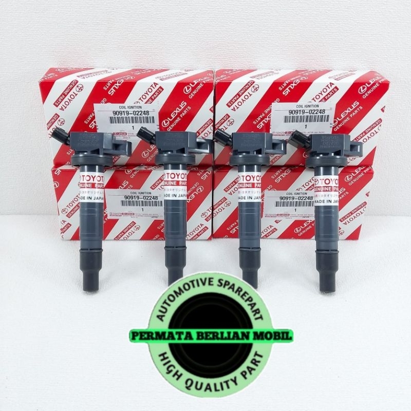 Jual COIL IGNITION INNOVA FORTUNER CAMRY 2.0 HILUX BENSIN ALPHARD AH10 ...