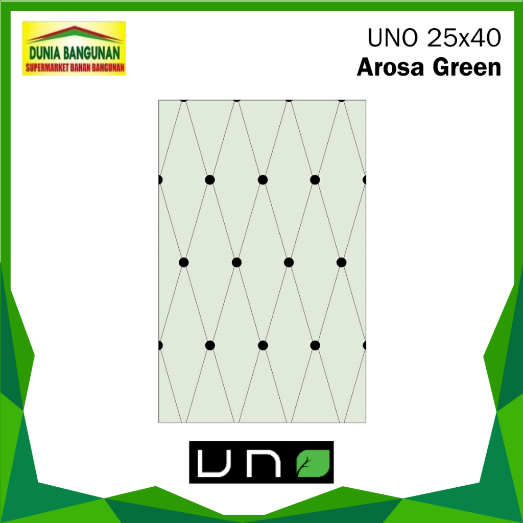 Jual Keramik 25x40 UNO Arosa Green KW1 Keramik Dinding / Keramik Dinding Dapur / Keramik Dinding ...
