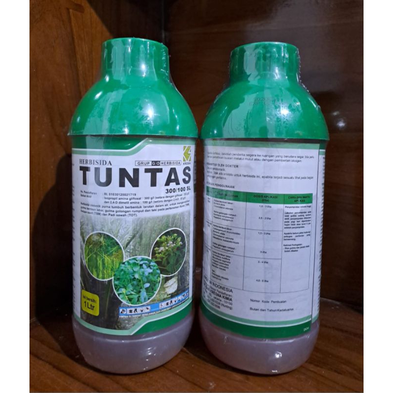 Jual TUNTAS 1L HERBISIDA SISTEMIK DAUN LEBAR DAN SEMPIT | Shopee Indonesia