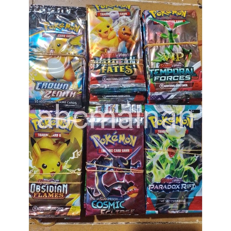Jual 12 SACHET KARTU FOIL POKEMON IMORT(96LBR) | Shopee Indonesia