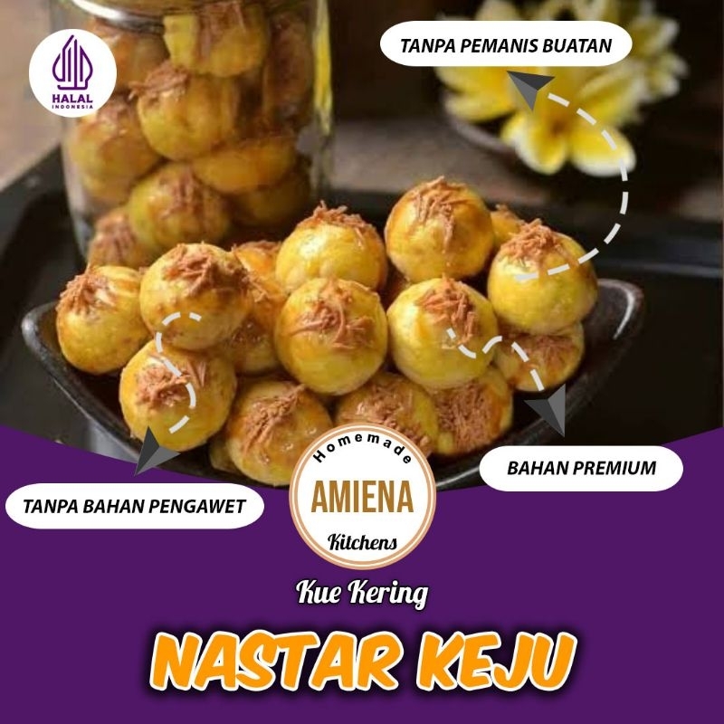 Jual KUE NASTAR TOPPING KEJU by [Amiena Kitchens] | Shopee Indonesia