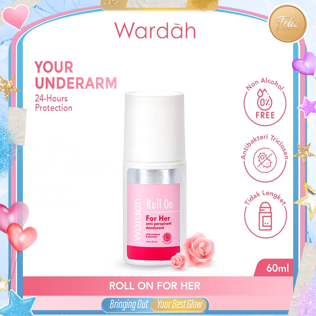 Jual * FELIZ * WARDAH Roll On For Her 60ml | Shopee Indonesia