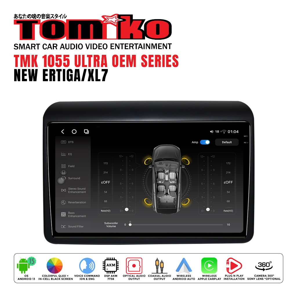 Jual Tomiko - headunit android tmk 1055 ultra oem for New Ertiga/XL7 | Shopee Indonesia