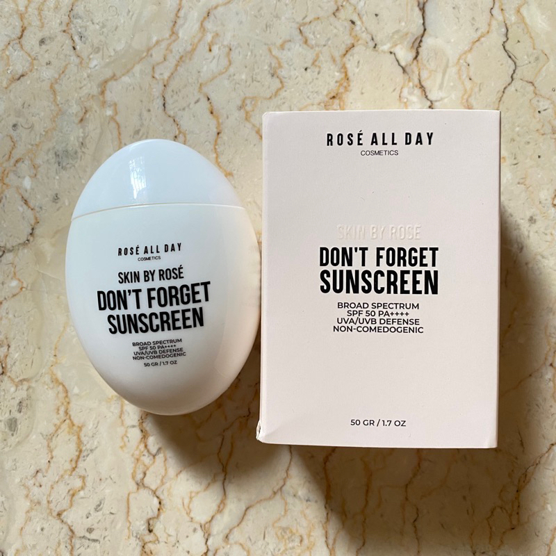 Jual Rose all day don’t forget sunscreen lotion 50g SPF 50 sunblock ...