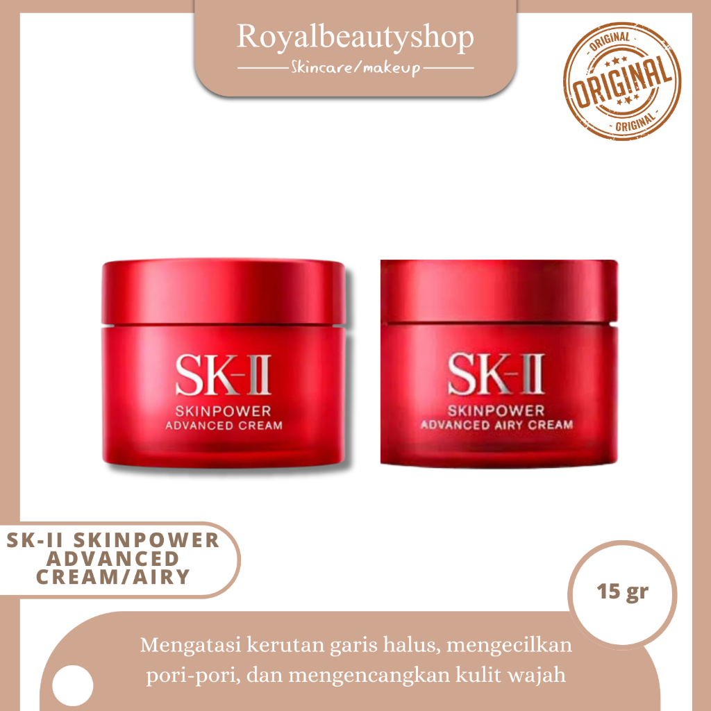Jual #RBS# Original SKIN POWER CREAM 15gr / Skin Power Airy Milky 15gr ...