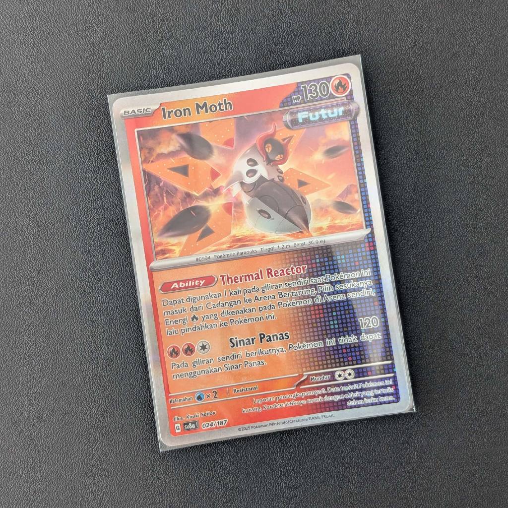 Jual Iron Moth Holo sv8a Festival Terastal ex Pokemon TCG Indonesia ...