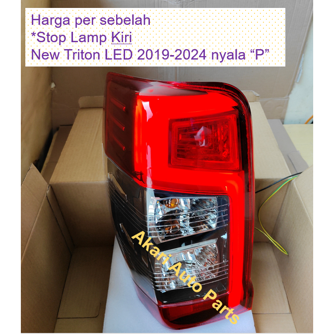 Jual Lampu Belakang Triton 2019 - 2023 Exceed / Ultimate Nyala "P" Stop ...