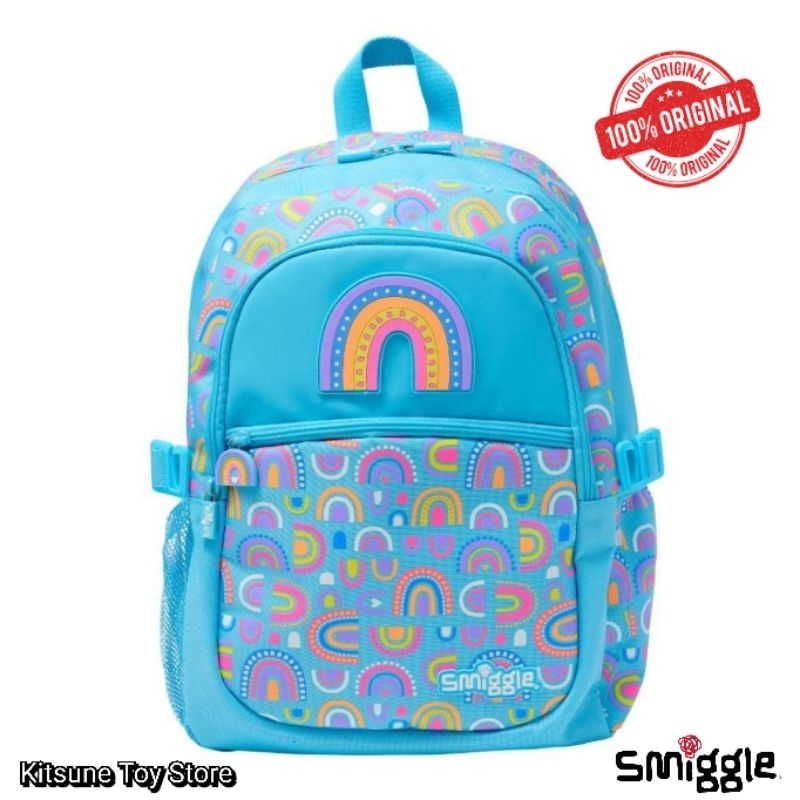 Jual Smiggle Classic Attach Sky Hi School Backpack Bag Original Smiggle ...