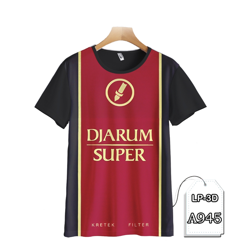 Jual Baju Djarum Super 3D Printing Baju Dewasa Unik dan Lucu #LP3D-A945 | Shopee Indonesia