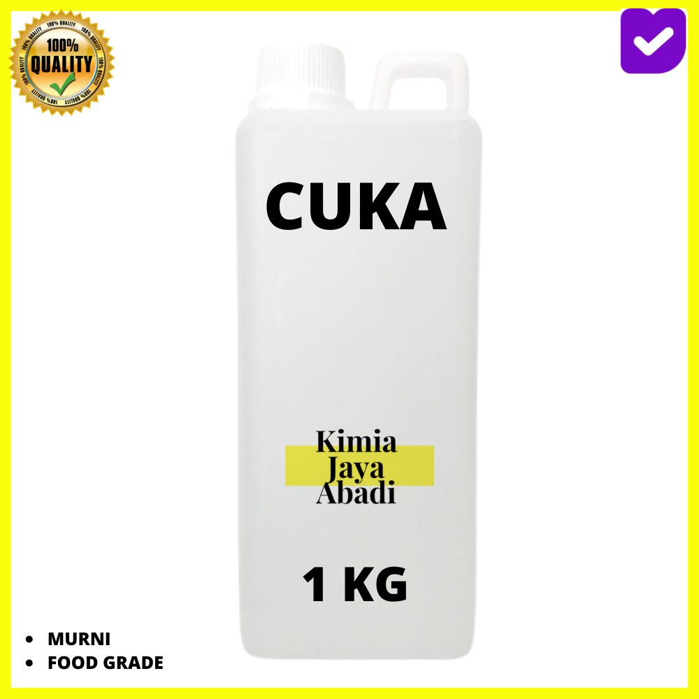 Jual Cuka Makan 99% 1 KG | Shopee Indonesia