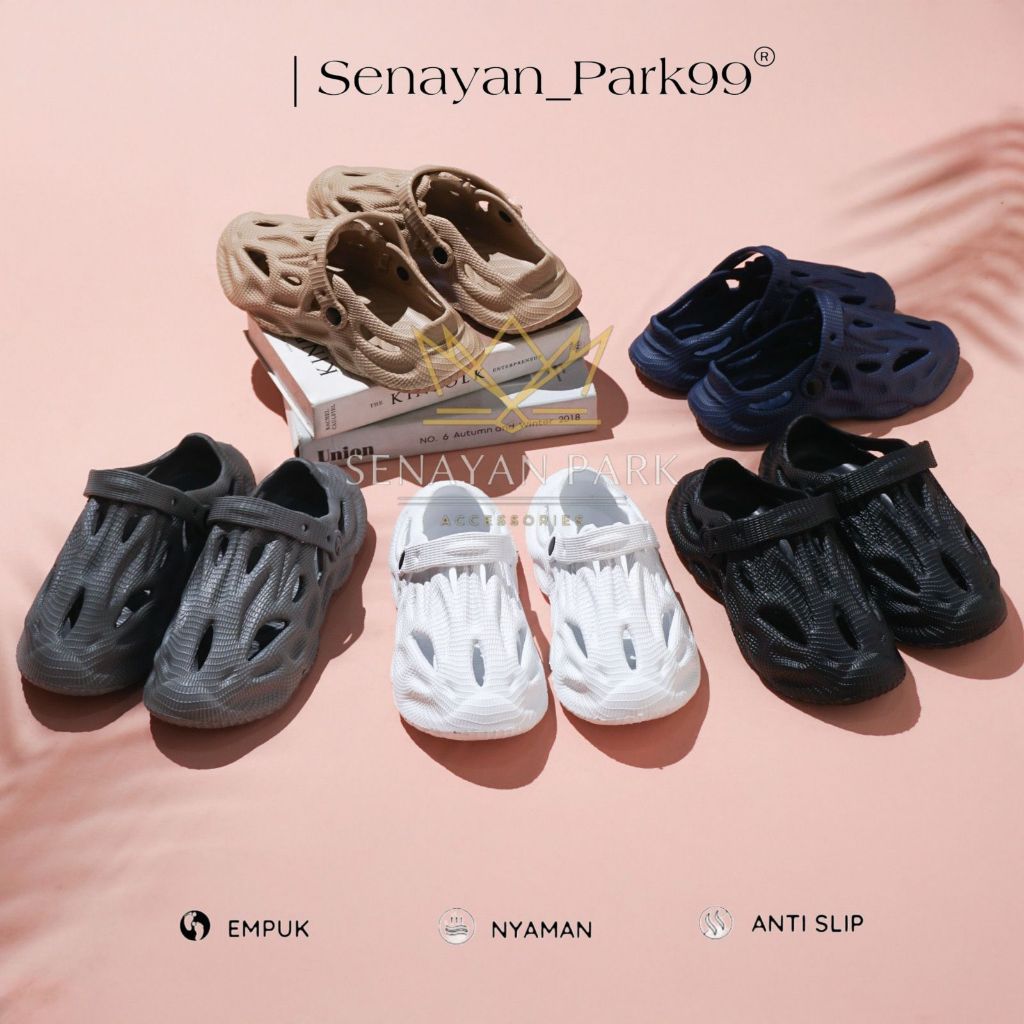 Jual SEN- 981 - Sepatu Sandal Clogs Screamer Sandal Baim Pria Sendal ...