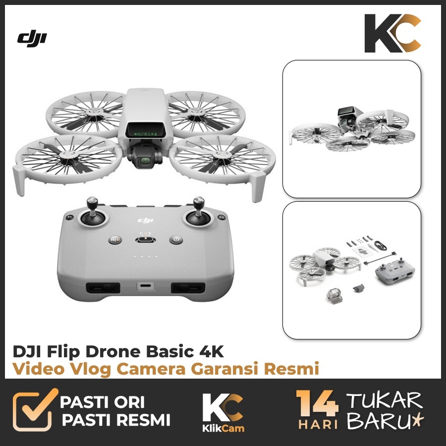 Jual DJI Flip Drone Basic 4K Video Vlog Camera Garansi Resmi | Shopee ...