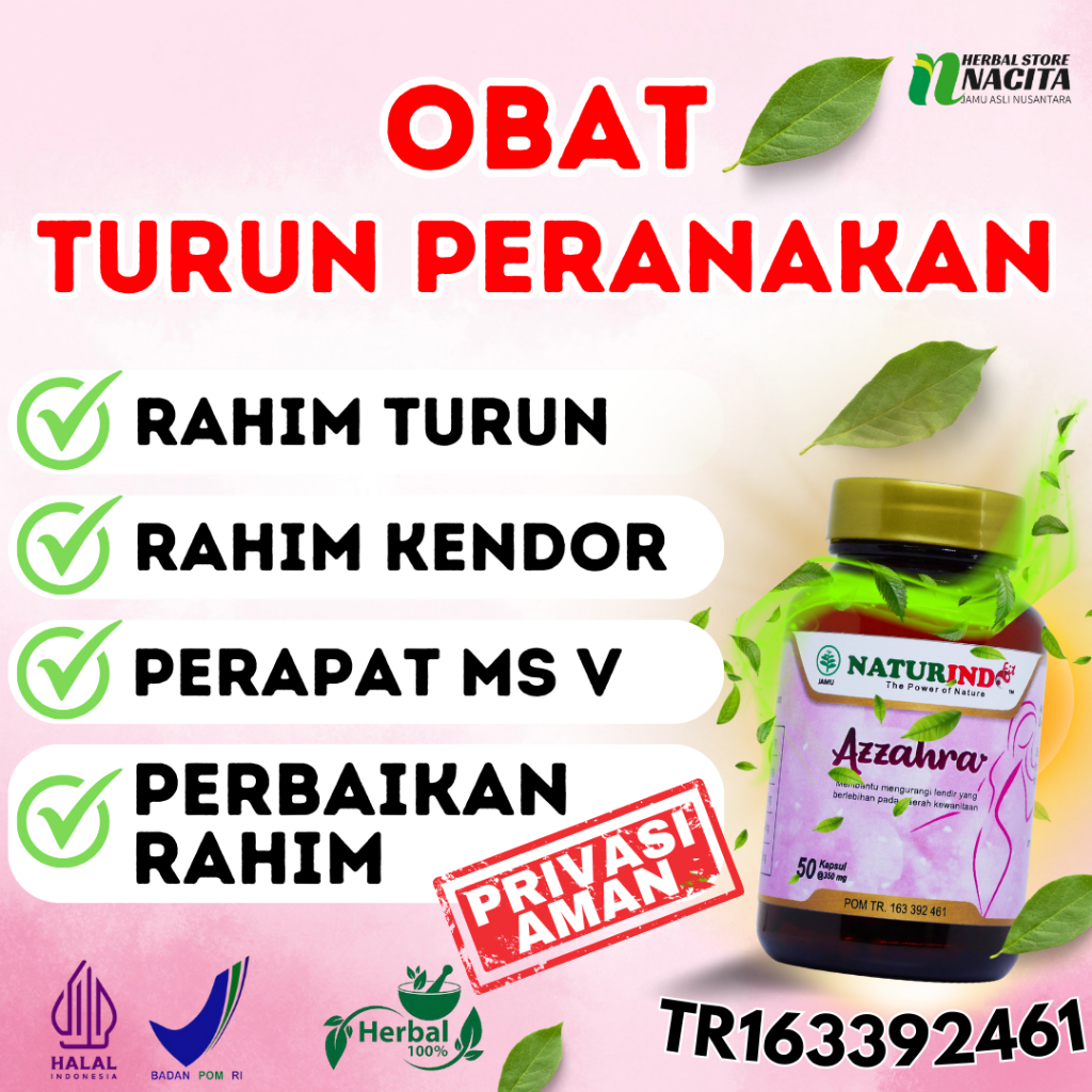 Jual Obat Turun Peranakan Rahim Turun Berok Wanita Benjolan Nyeri Pasca ...