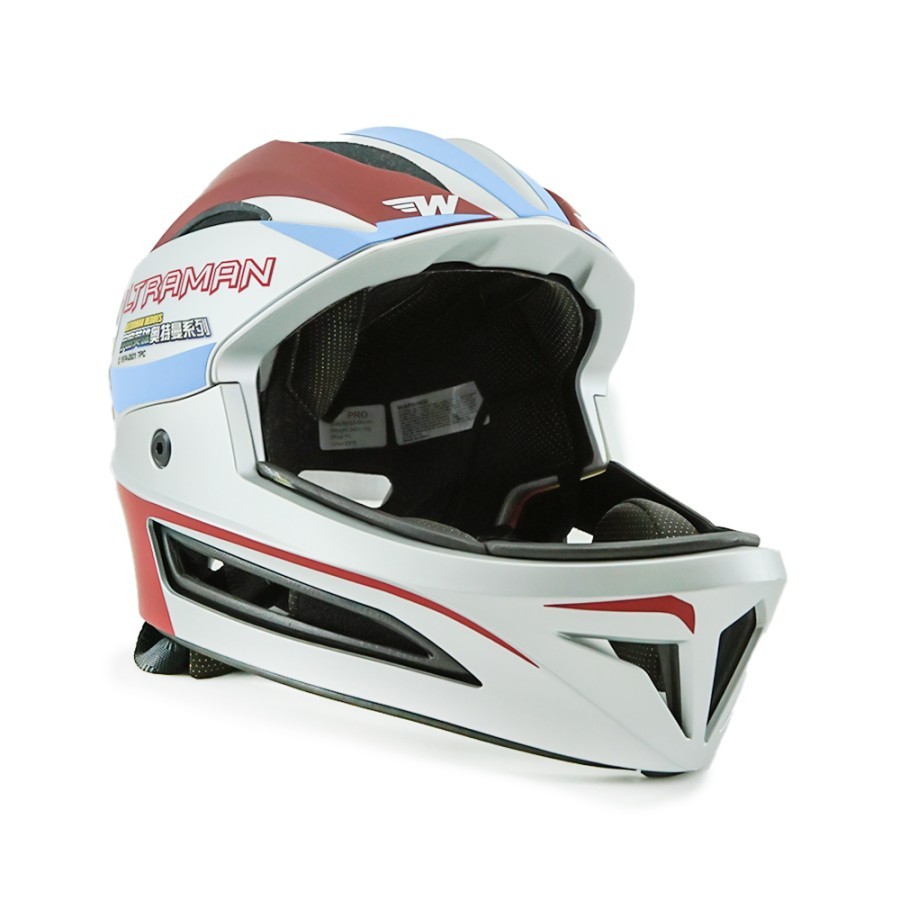 Jual Helm Anak GIPSY WWW PRO Ultraman Red Silver Size M 53-56Cm. Kode ...