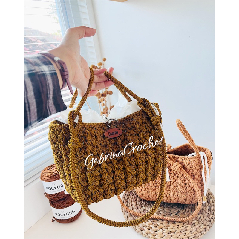 Jual PAKET KIT BAHAN CROCHET KIARA BAG BY GEBRINA CROCHET | Shopee ...