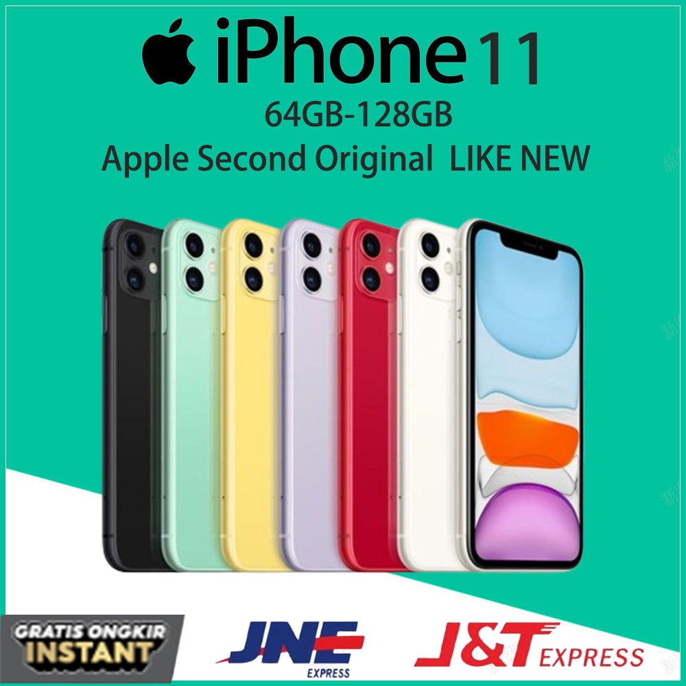 Jual Apple iPhone 11 64GB - 128GB Second Fullset Bergaransi Terpercaya second ori fullset mulus ...