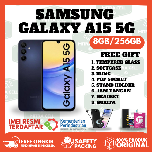 Jual SAMSUNG GALAXY A15 5G RAM 8GB ROM 256GB [RAM 8GB + ROM 256GB ...