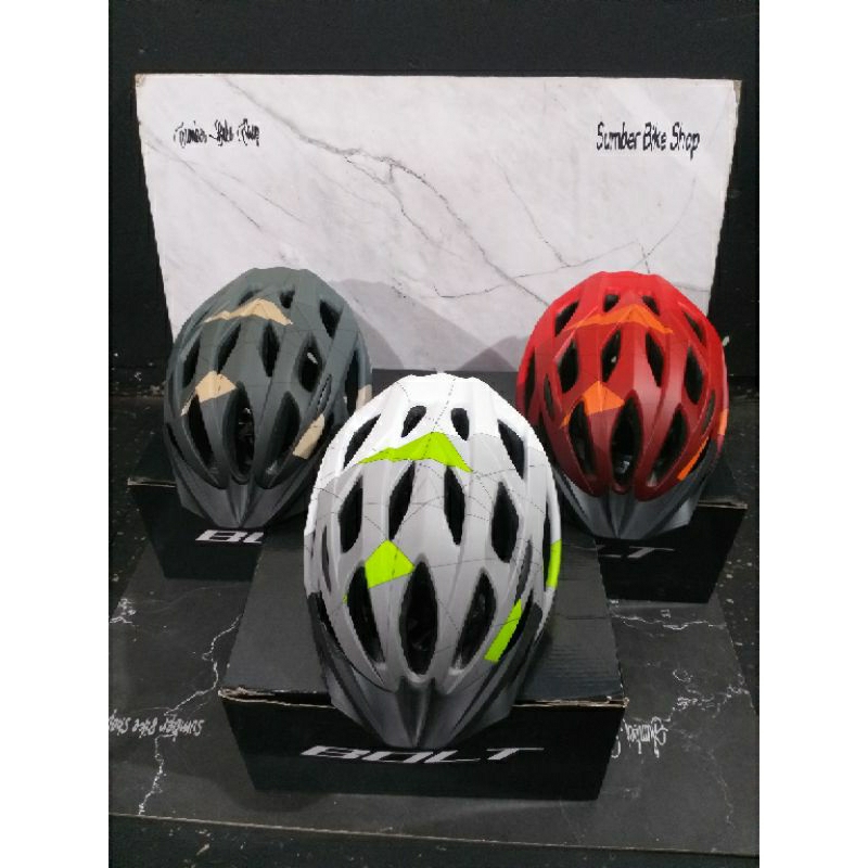 Jual Helm Polygon Bolt Helmet sepeda | Shopee Indonesia