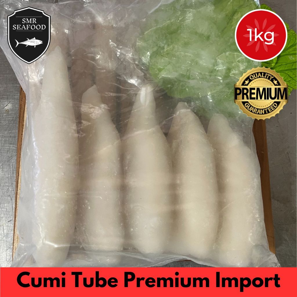 Jual Cumi Tube Kupas Bersih / Cumi Tube Premium Import | Frozen 1KG ...