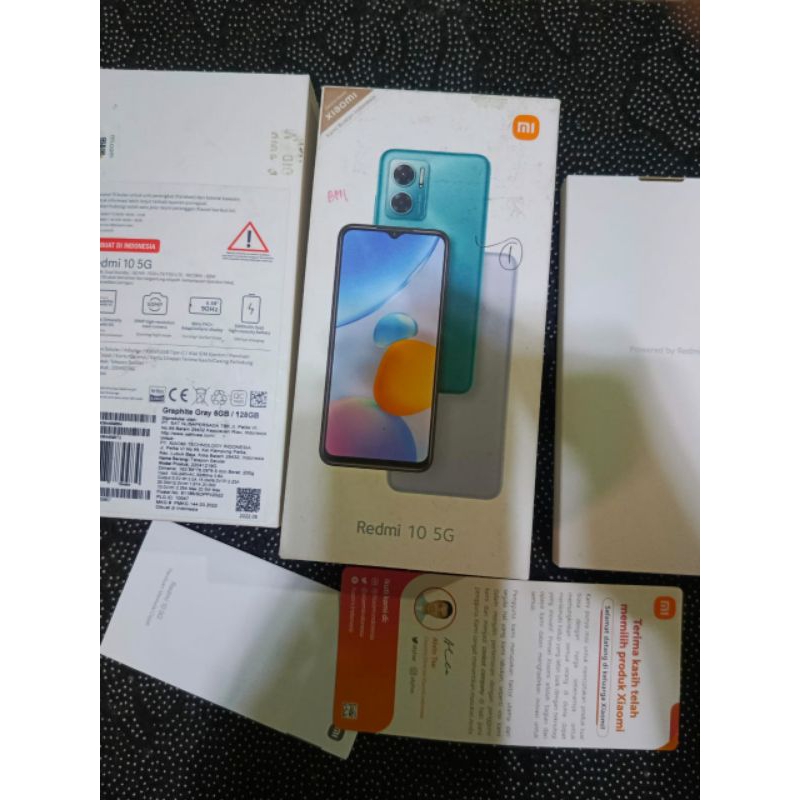 Jual DUS BOX KOTAK REDMI 10 5G ASLI BAWAAN (TIDAK ADA HP NYA) | Shopee ...
