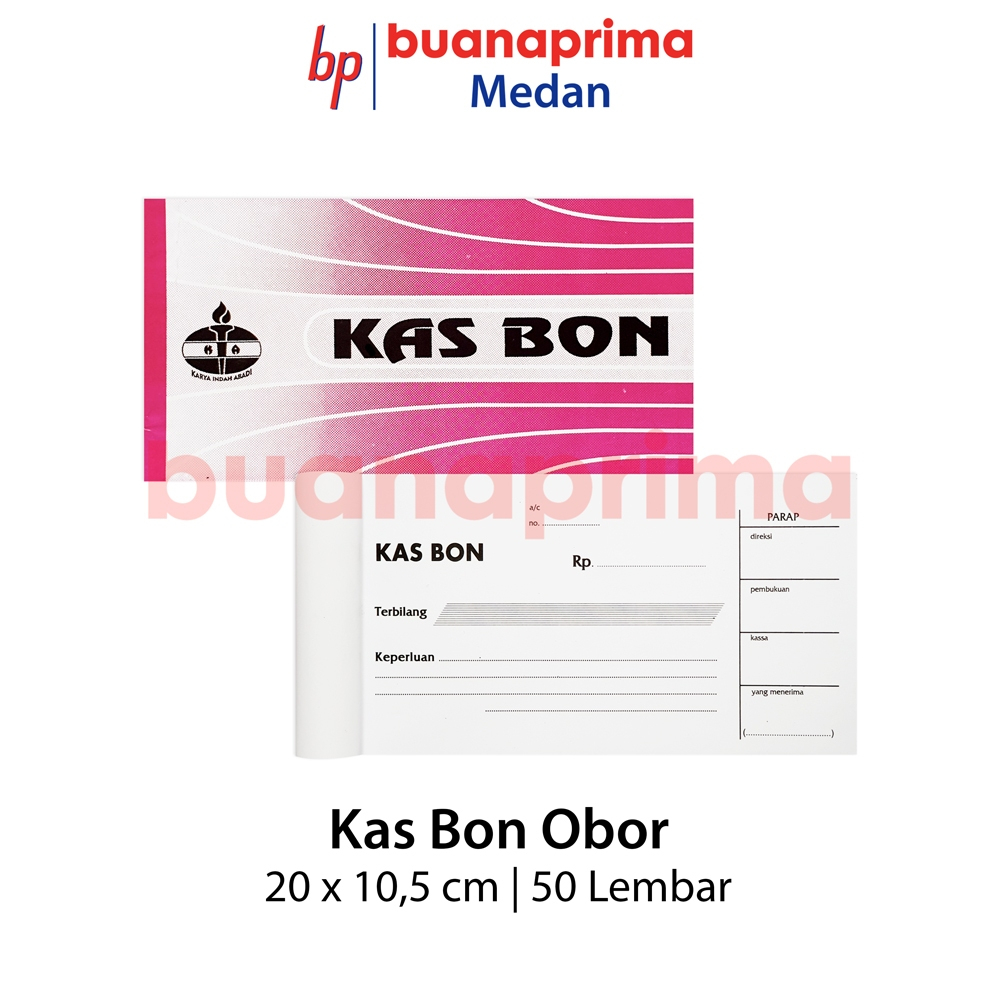 Jual Buku KAS BON OBOR 50 Lembar Bon Keuangan | Shopee Indonesia