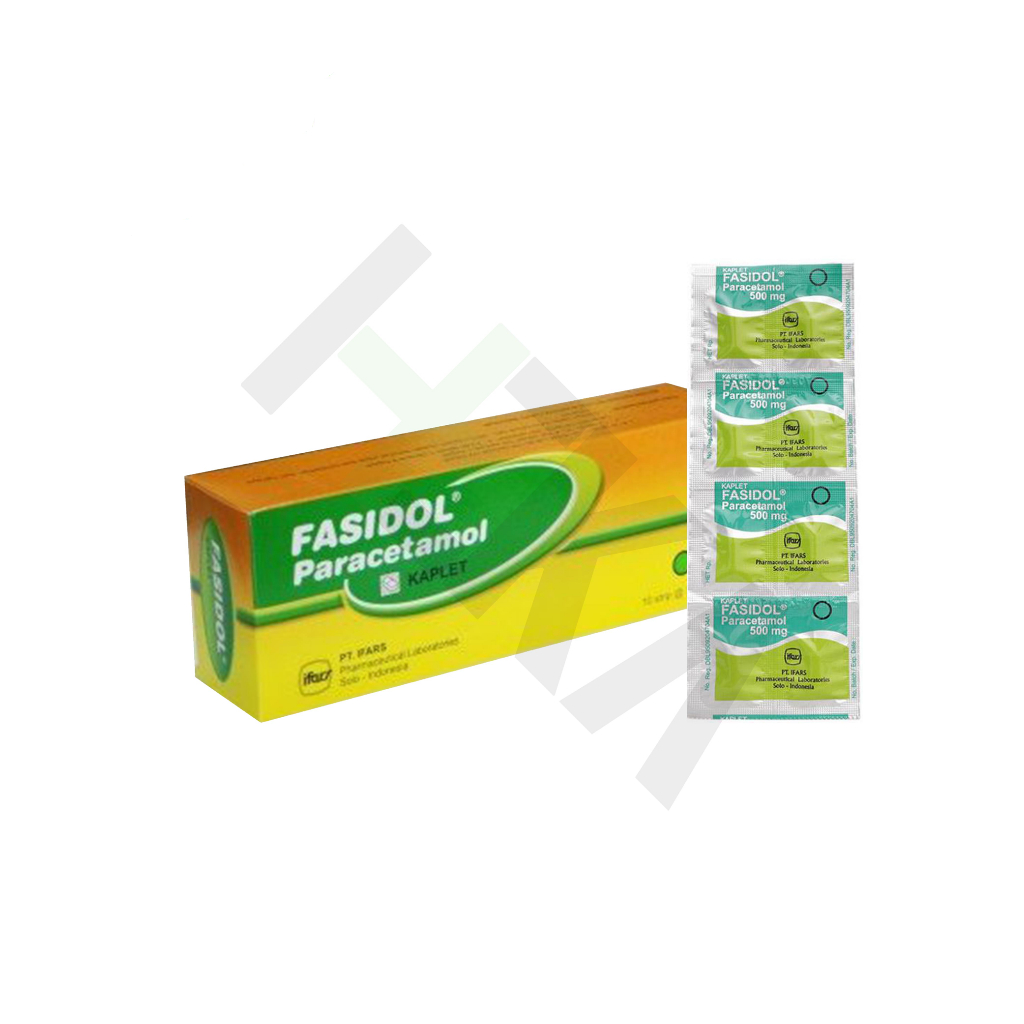 Jual Fasidol Paracetamol 500 mg Box 10x10 Tablet - Obat Demam ...
