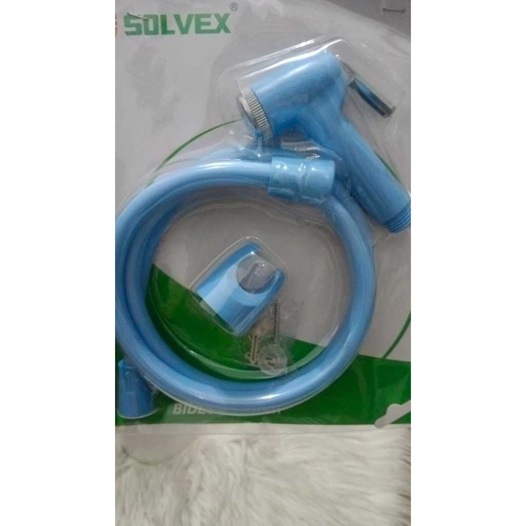 Jual Jet shower / jet waser / toilet shower solvex (biru) | Shopee ...