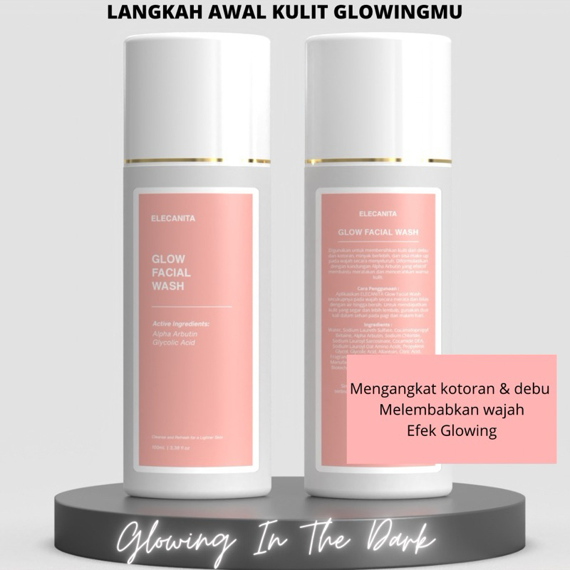 Jual GLOW FW Sabun Cuci Muka Wajah Normal Kering Mencerahkan Glowing ...