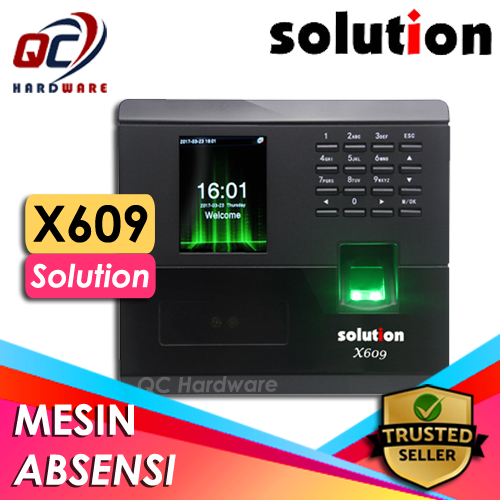 Jual Solution X609 - Mesin Absensi Wajah/Mesin Absensi Sidik Jari - Solution X 609 | Shopee ...