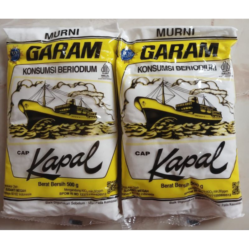 Jual GARAM CAP KAPAL 500g | Shopee Indonesia