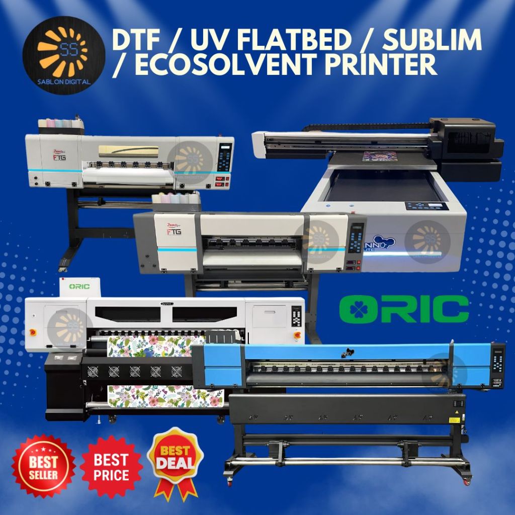 Jual DTF SUBLIM Ecosolvent UV dan UV DTF Printer INNOJET INNOLITE ...